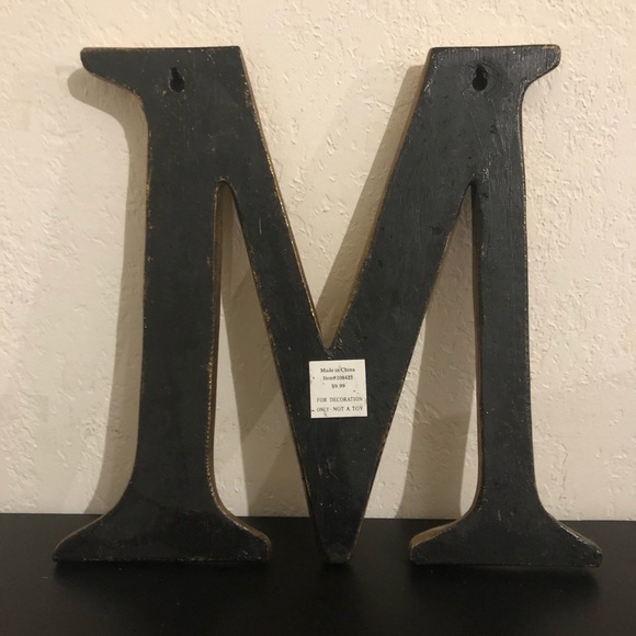 Hobby Lobby | Accents | 525 Gold Letter M Wall Decor | Poshmark